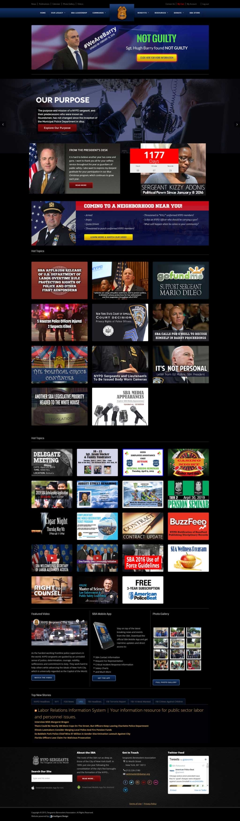 NYPD Sergeants Benevolent Association – Intelligent Design